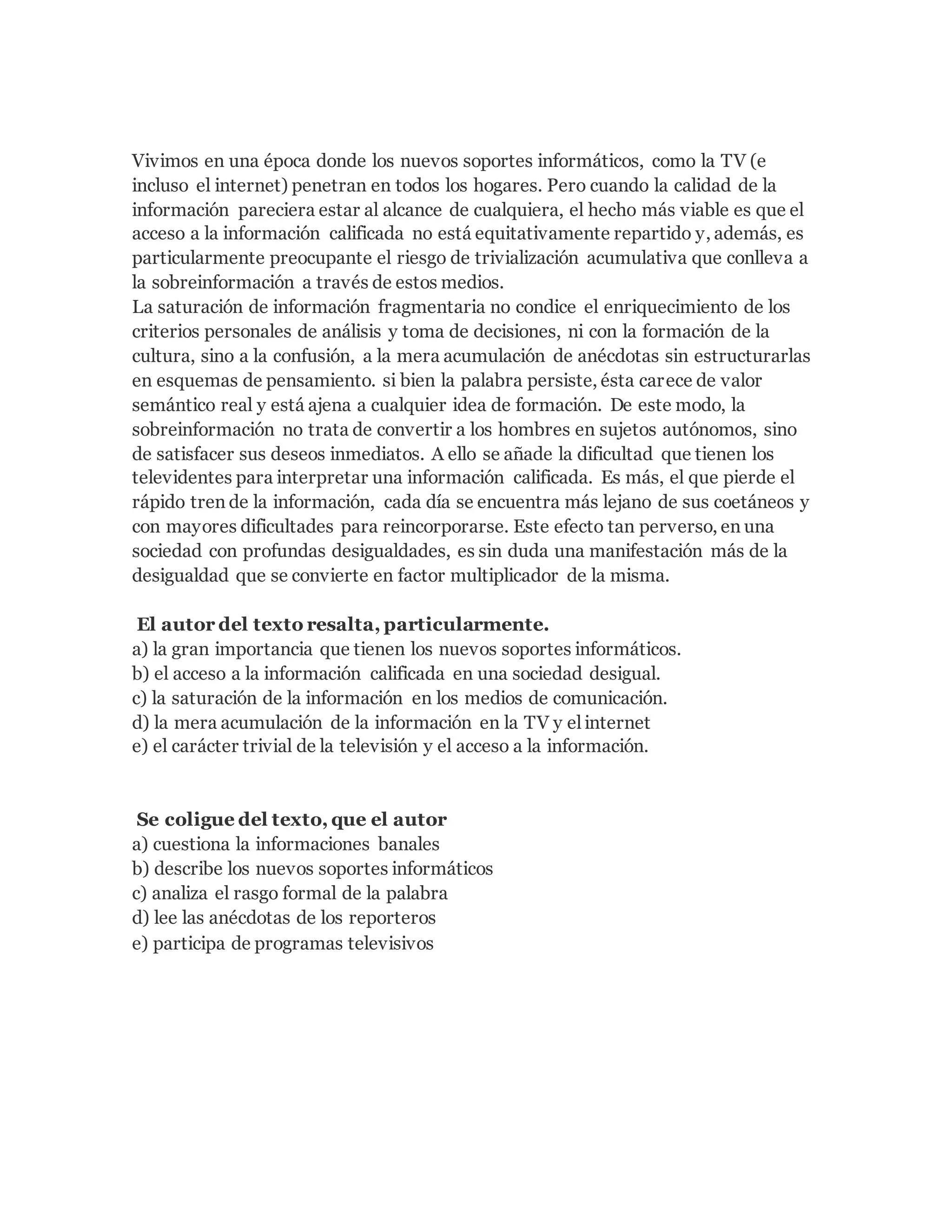 Ejercicios de-comprension-lectora-para-secundaria-con-respuestas | DOCX