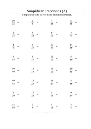 Ejercicios de-lectura-y-escritura-de-fracciones para 4 y 5 | PDF