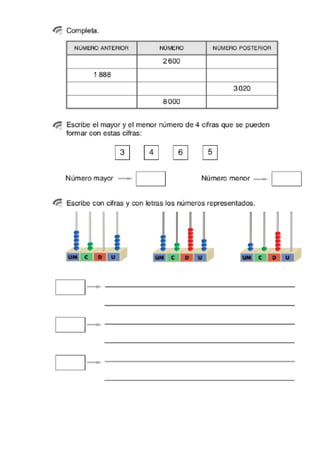 Ejercicios De Matematicas 3er Grado Ejercicios De Matematicas 3er