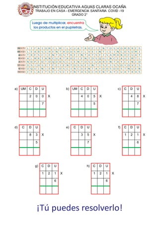 Ejercicios de-multiplicación-para-segundo-grado-de-primaria | DOC