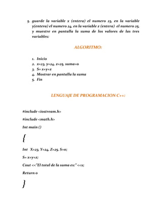 Ejercicios de-programacion-lenguaje-c | PDF | Programming Languages | Computing