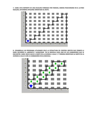 Ejercicios karel | PDF