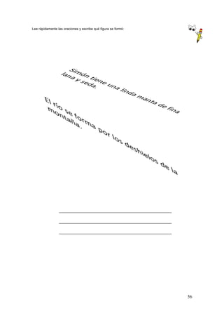 Ejercicios para mejorar la fluidez y velocidad lectora | PDF