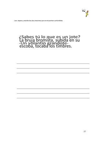 Ejercicios para mejorar la fluidez y velocidad lectora | PDF