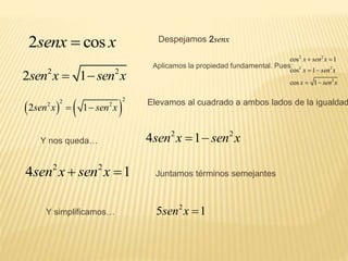 Ejercicios resueltos-identidades-trigonometricas | PPTX