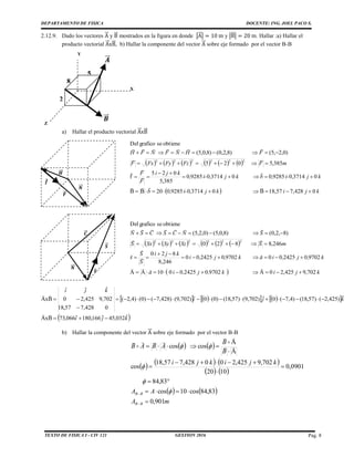 Ejercicios resueltos-vectores-2016 | PDF