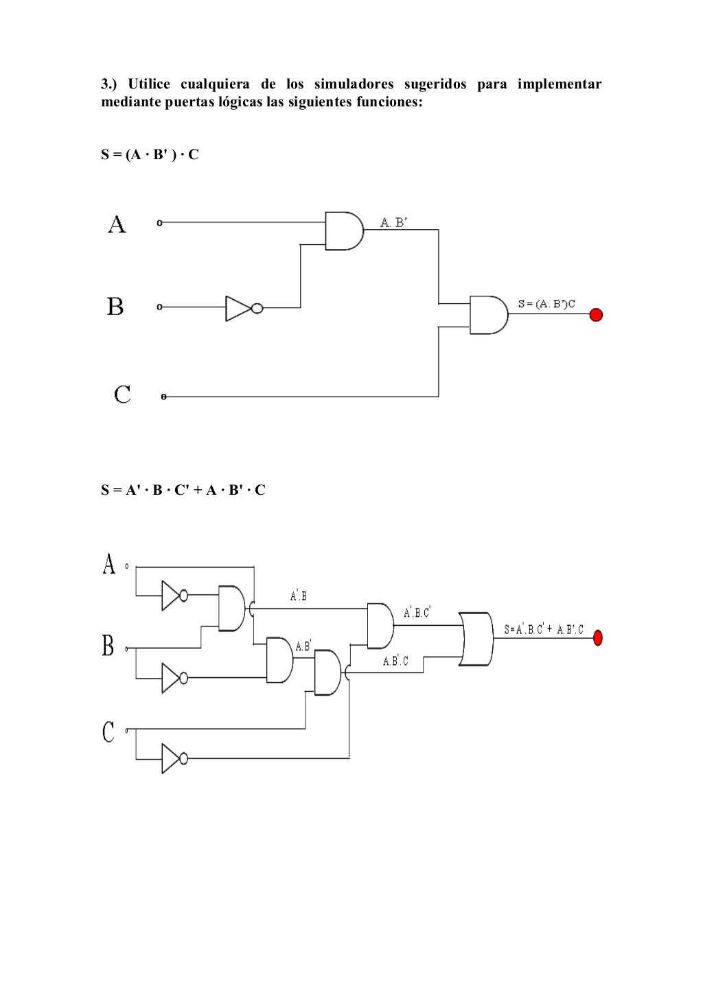 Ejercicios 2 electronica digital