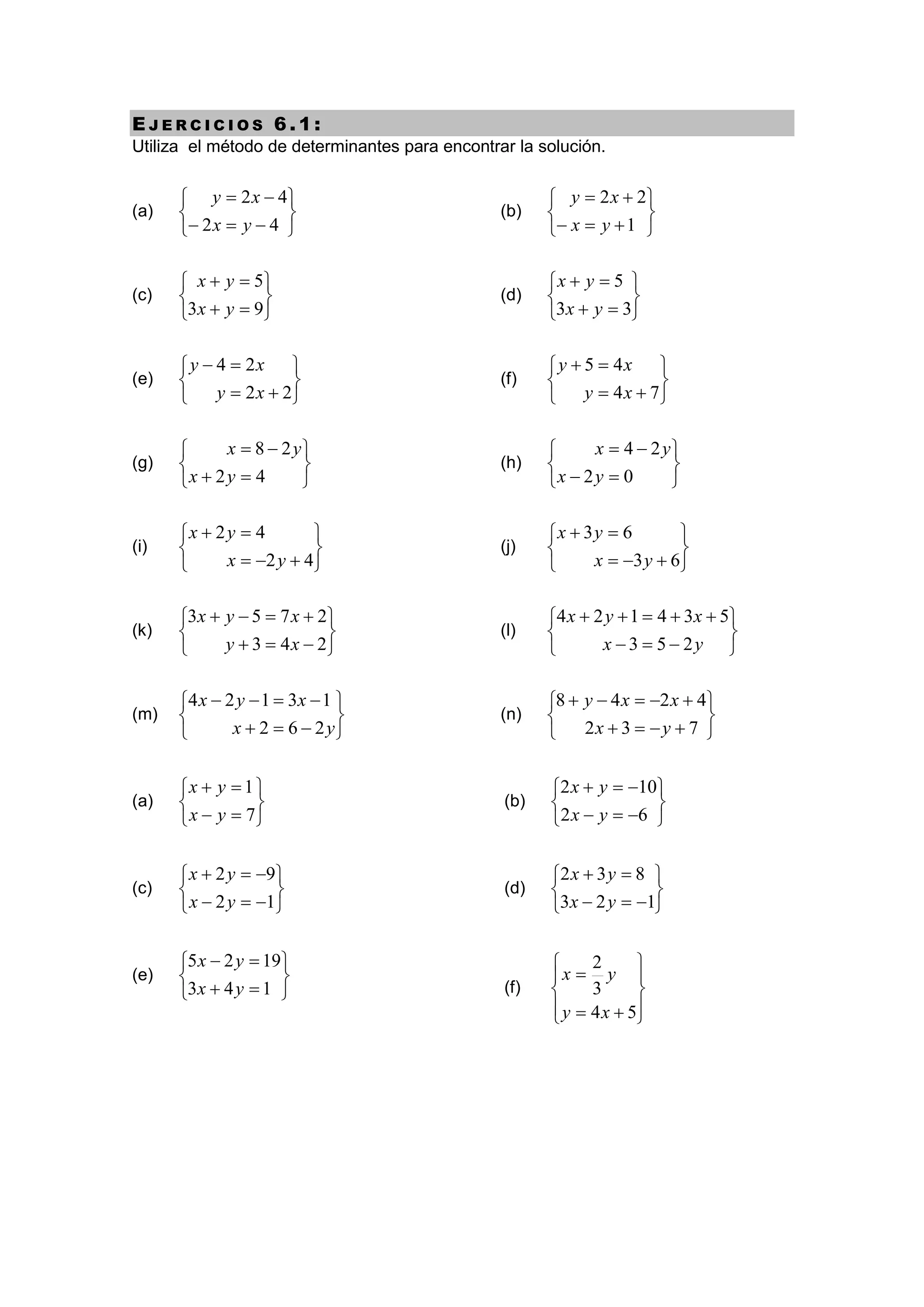 Ejercicios 6 PDF Ejercicios 6 PDF