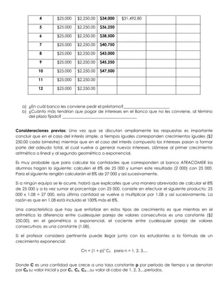 Ejercicios adicionales para practicar funciones exponenciales | DOC