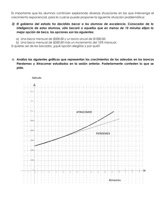 Ejercicios adicionales para practicar funciones exponenciales | DOC