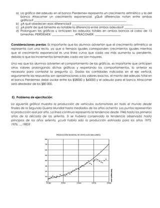 Ejercicios adicionales para practicar funciones exponenciales | DOC
