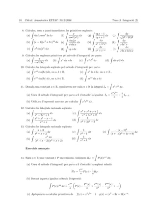 Ejercicios calcul | PDF