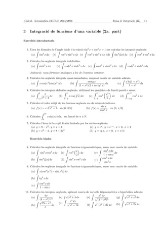 Ejercicios calcul | PDF