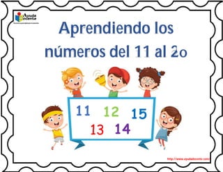 Ejercicios con números del 11 al 20 preescolares.pdf
