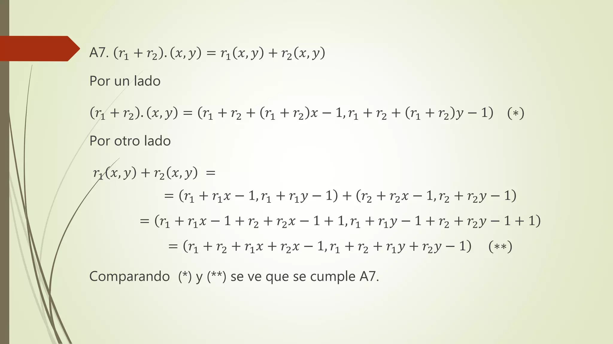 Ejercicios de algebra lineal | PPTX