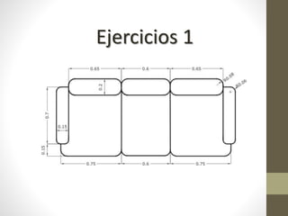 Ejercicios de AutoCad | PPTX