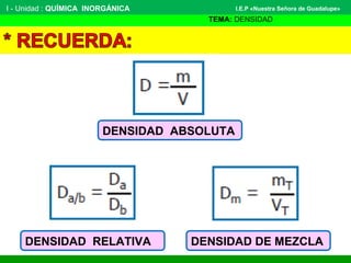 Ejercicios de densidades | PPT