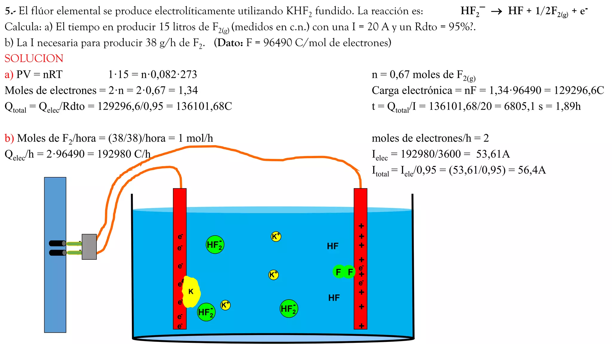 Ejercicios de electroquimica | PDF | Chemistry | Science