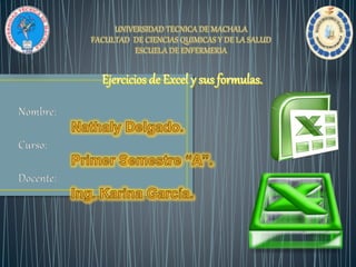 Ejercicios de excel | PPTX