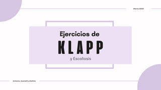Ejercicios de klapp práctico-teorico.... | PDF