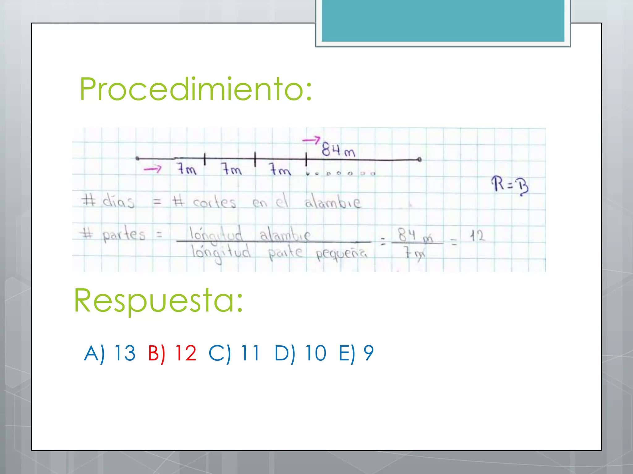 Ejercicios del razonamiento cuantitativo | PPTX
