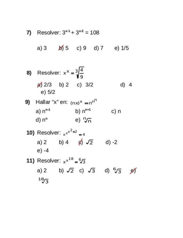 Resolver Ejercicios De Matematicas