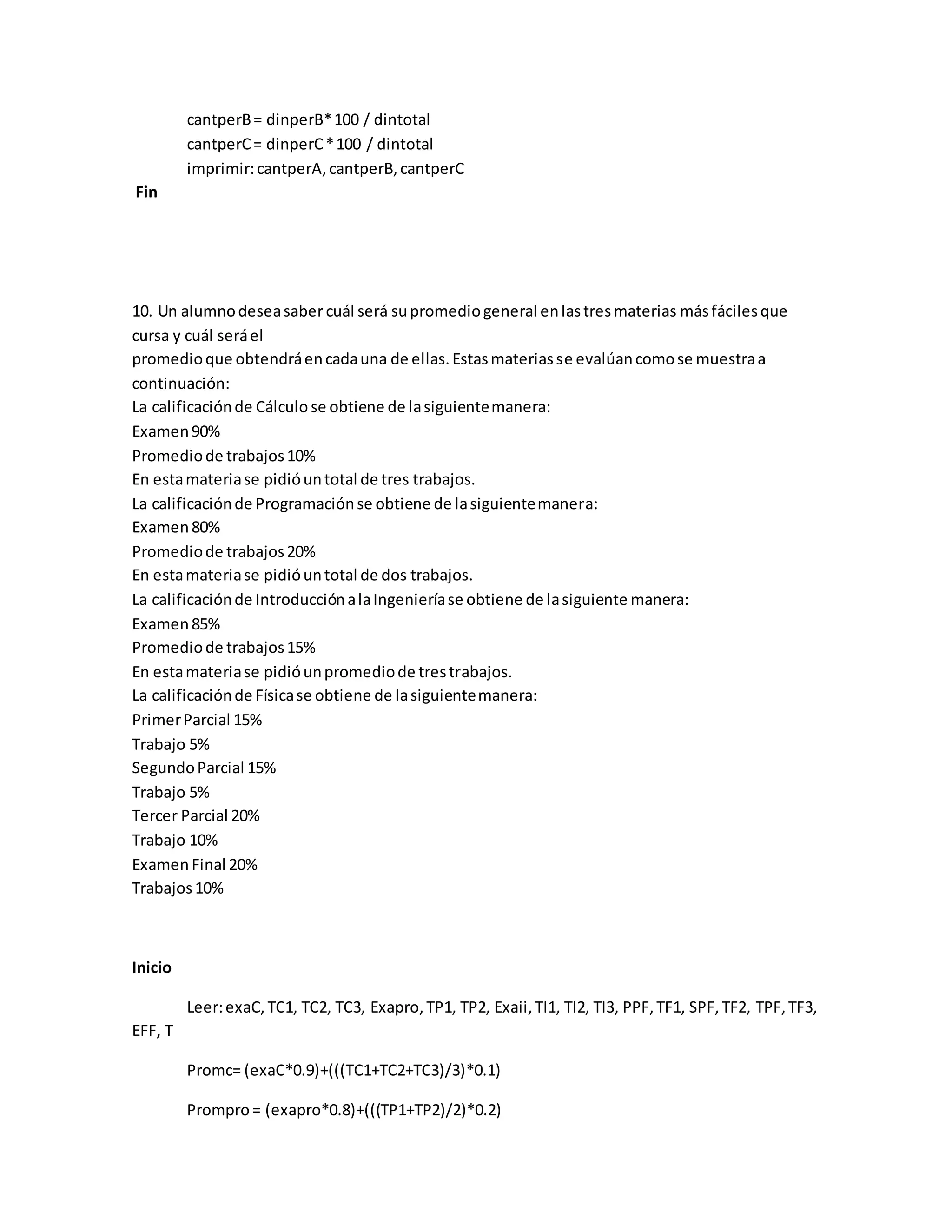 Ejercicios De Programación Pdf