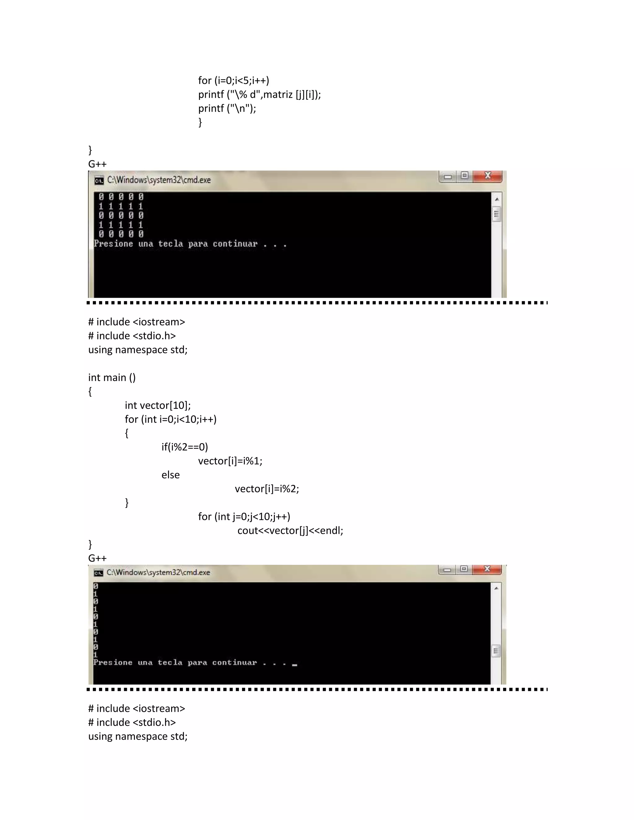 Ejercicios de programacion | DOCX