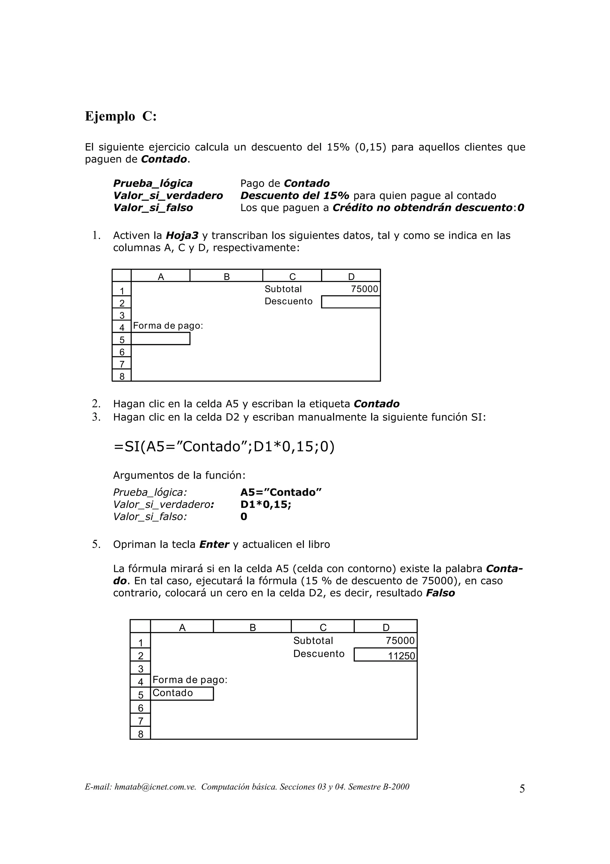 Ejercicios de prueba logica | PDF