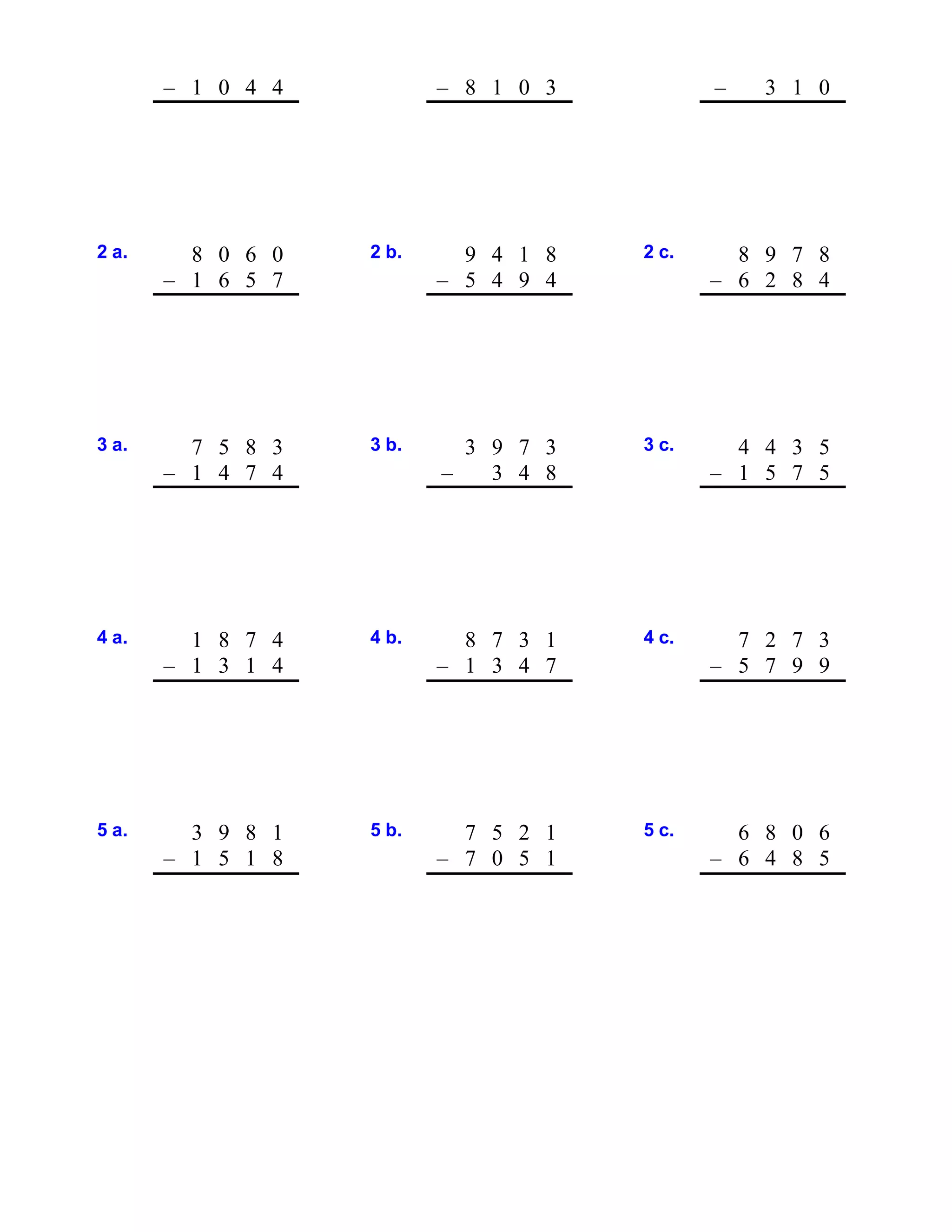 Ejercicios de sumar | PDF