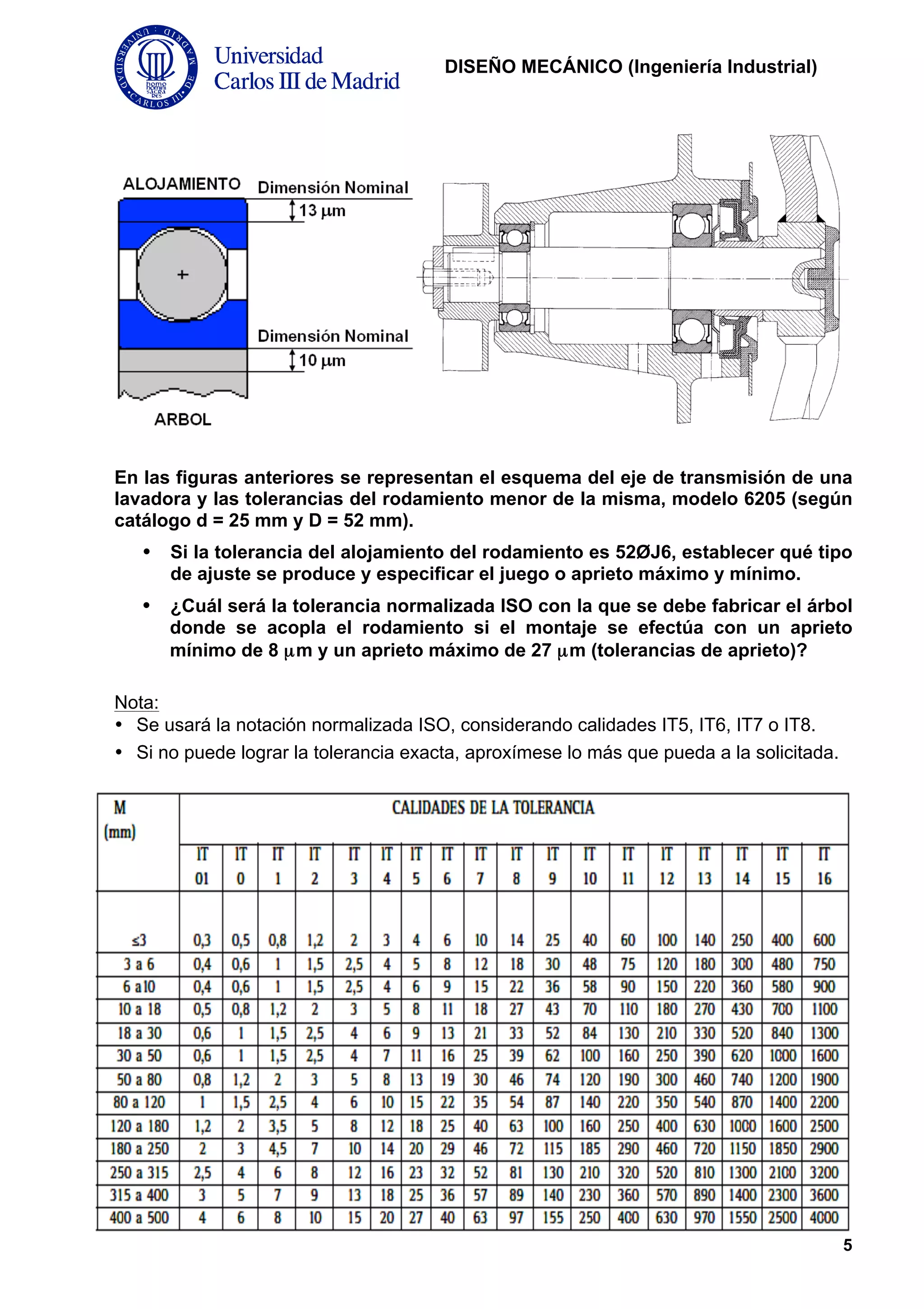 Ejercicios de tolerancias | PDF