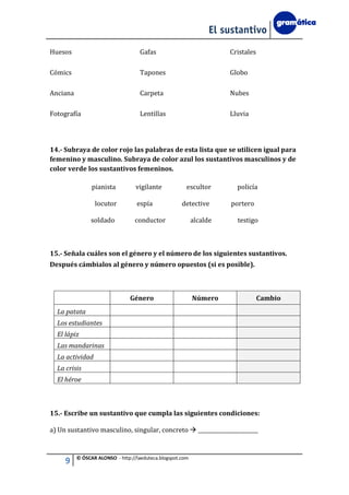 ejercicios el sustantivo.pdf