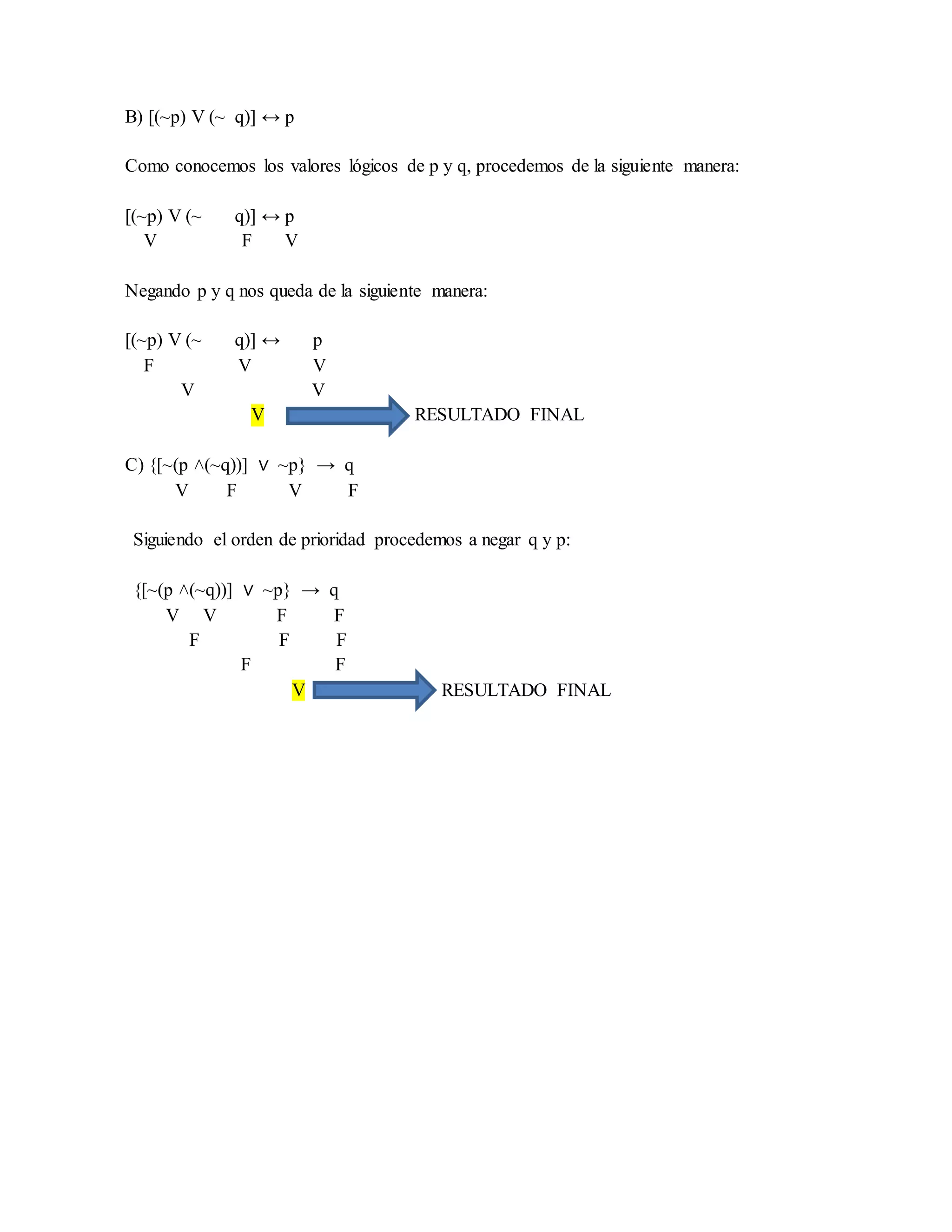 Ejercicios estructura | DOCX