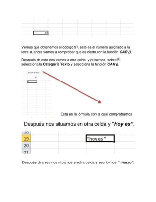 Ejercicios excel | PDF