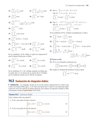 Ejercicios integrales dobles | PDF