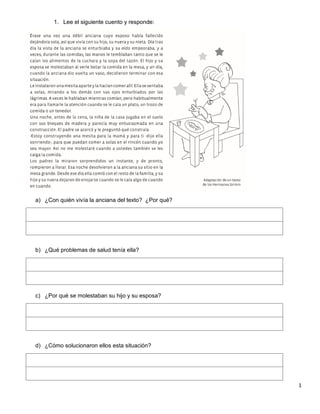 Ejercicios lenguaje 3_básico | PDF