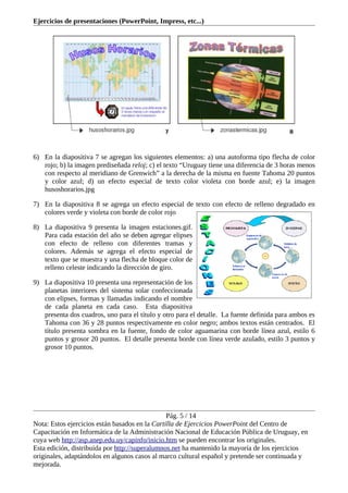 Ejercicios powerpoint | PDF