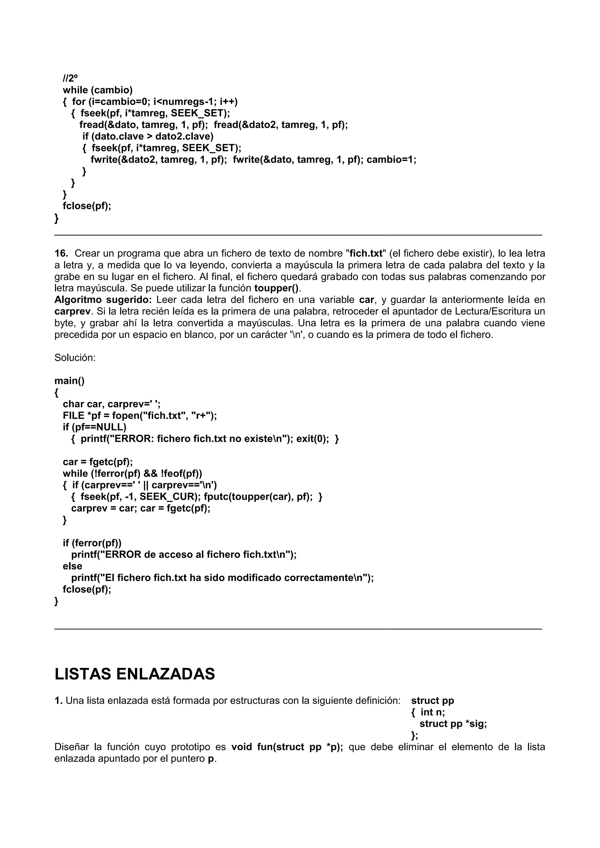 Ejercicios programacion cortos | PDF