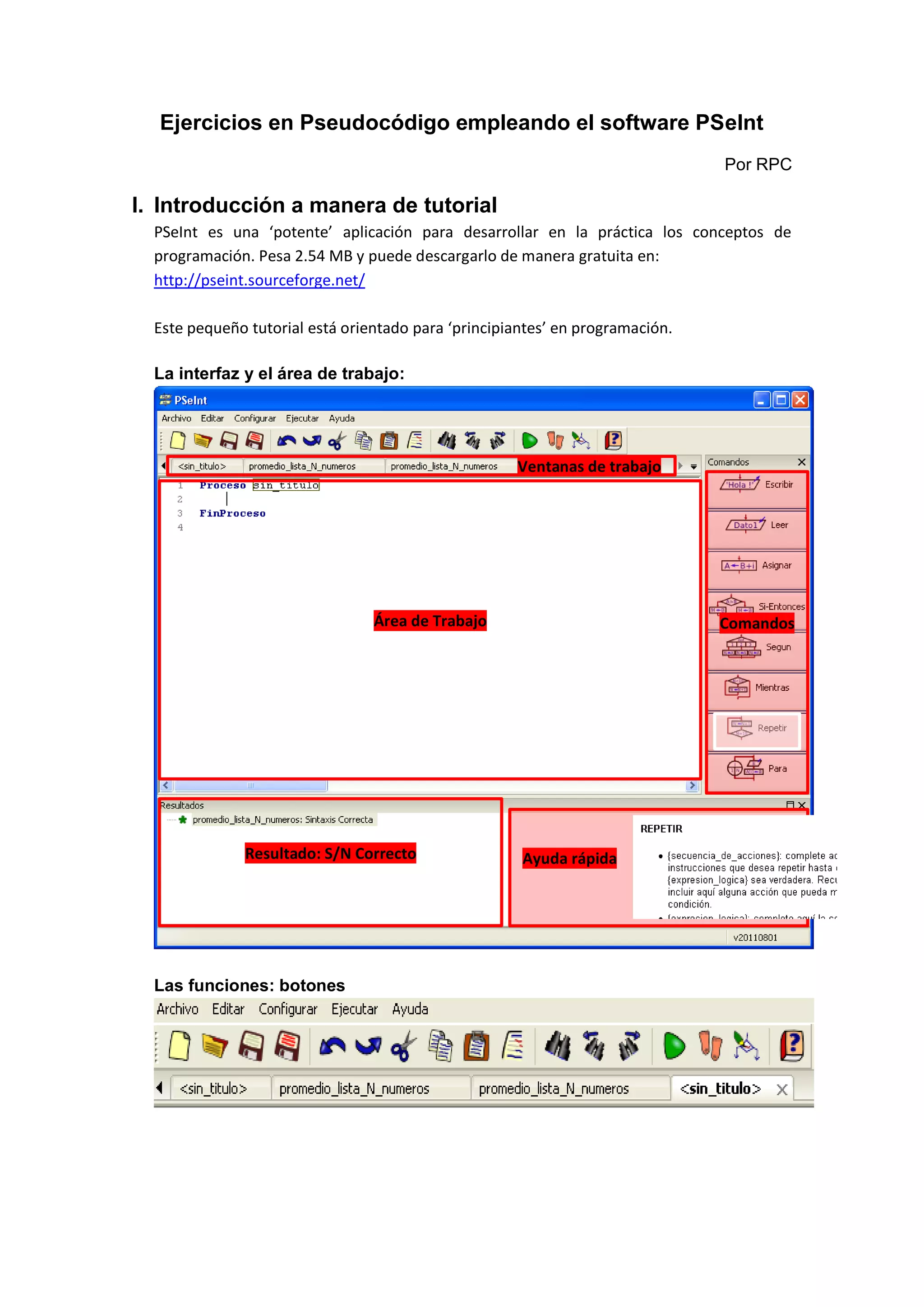 Ejercicios pseudocodigo pse_int_rpc | PDF