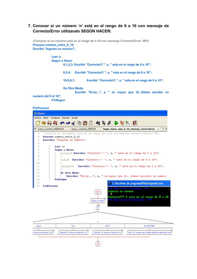 Ejercicios pseudocodigo pse_int_rpc