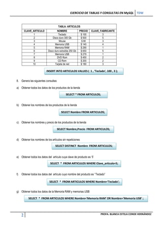 Ejercicio sql tienda informatica (1) | DOCX