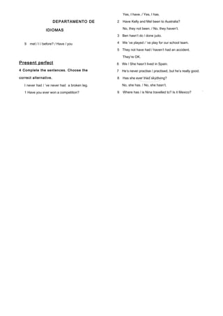 Ejercicios repaso 3º septiembre | DOC