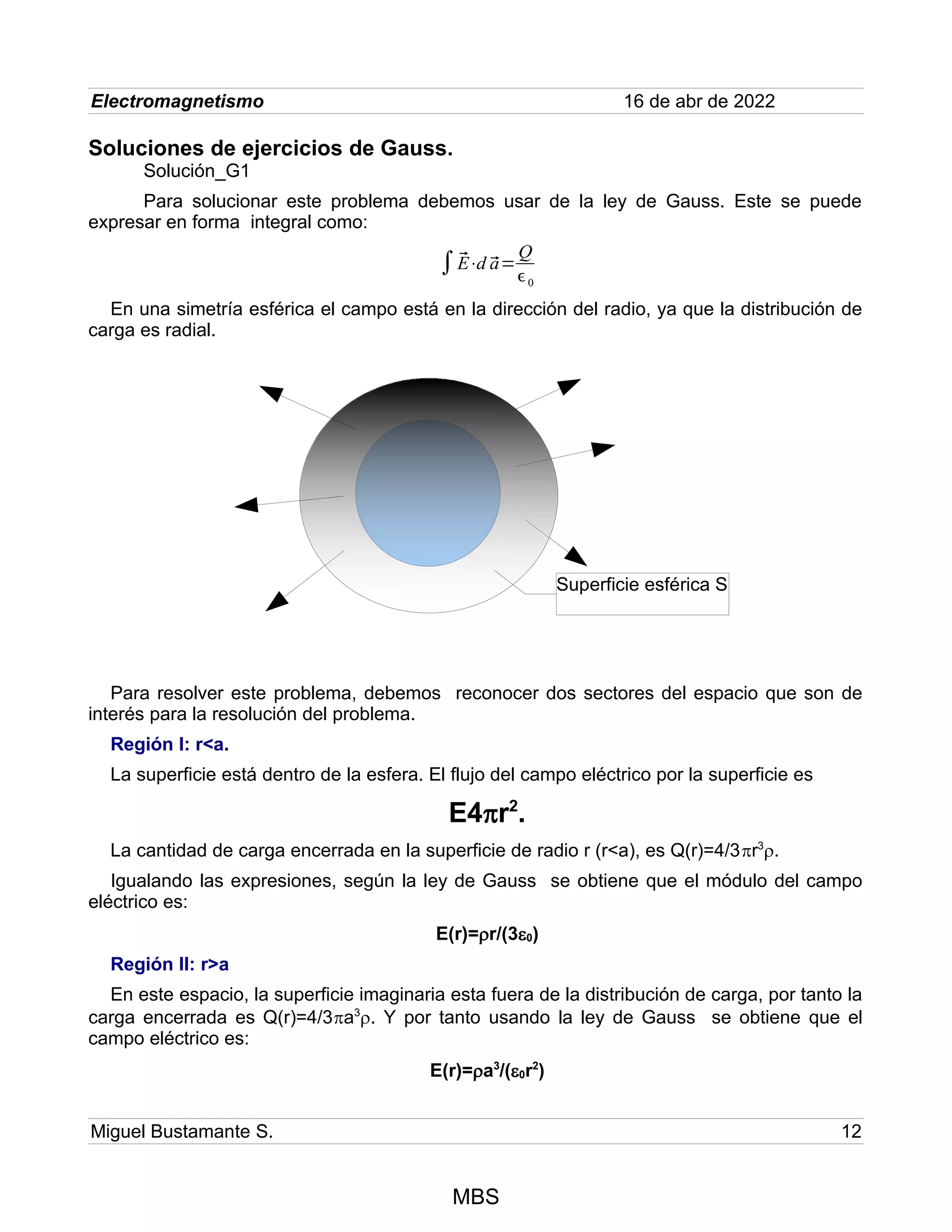 Ejercicios resueltos de Electromagnetismo | PDF