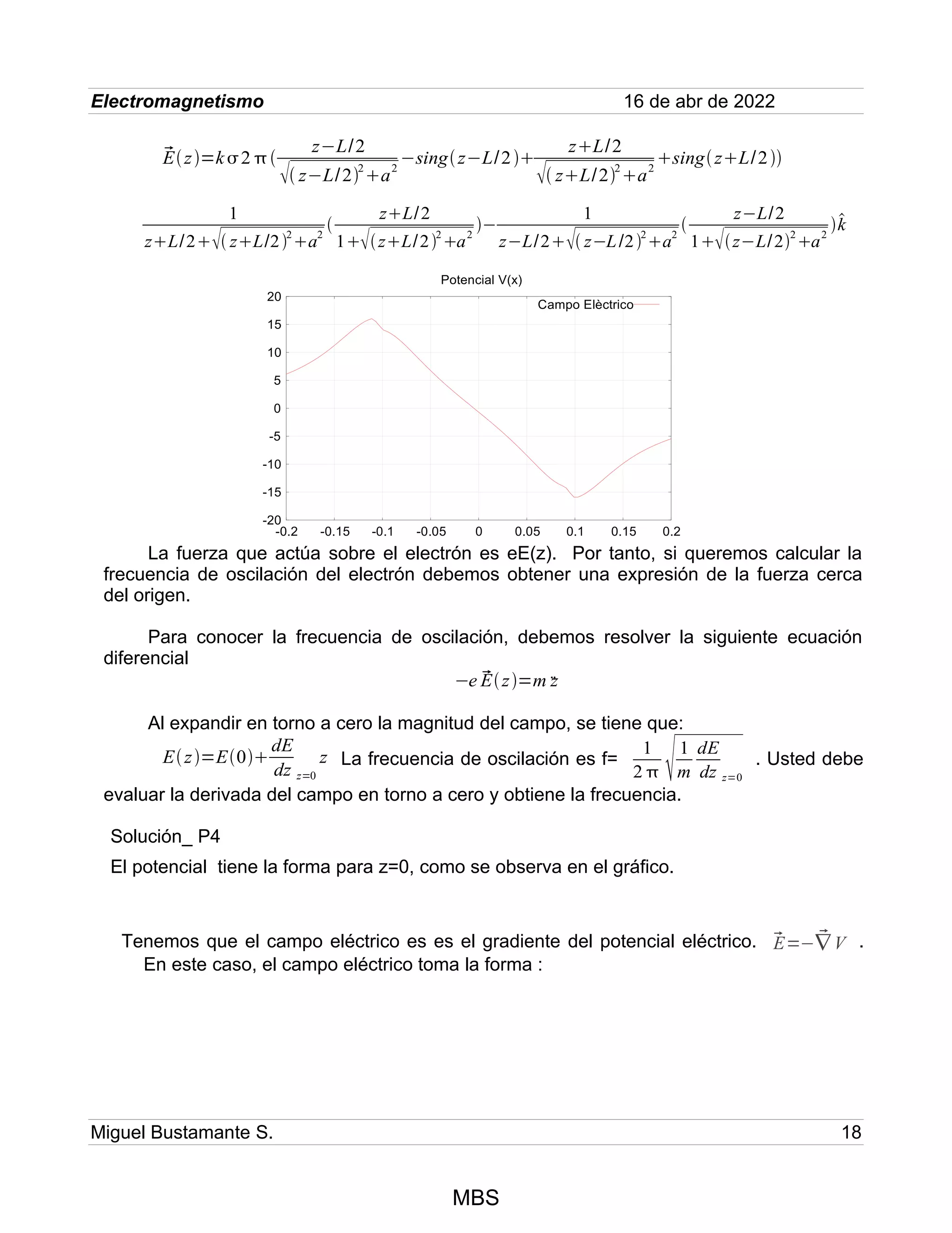 Ejercicios resueltos de Electromagnetismo | PDF