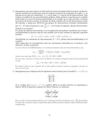 Ejercicios resueltos regresion multiple | PDF