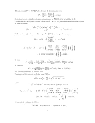 Ejercicios resueltos regresion multiple | PDF