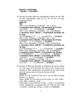 Ejercicios resueltos conversion_de_tasas | PDF