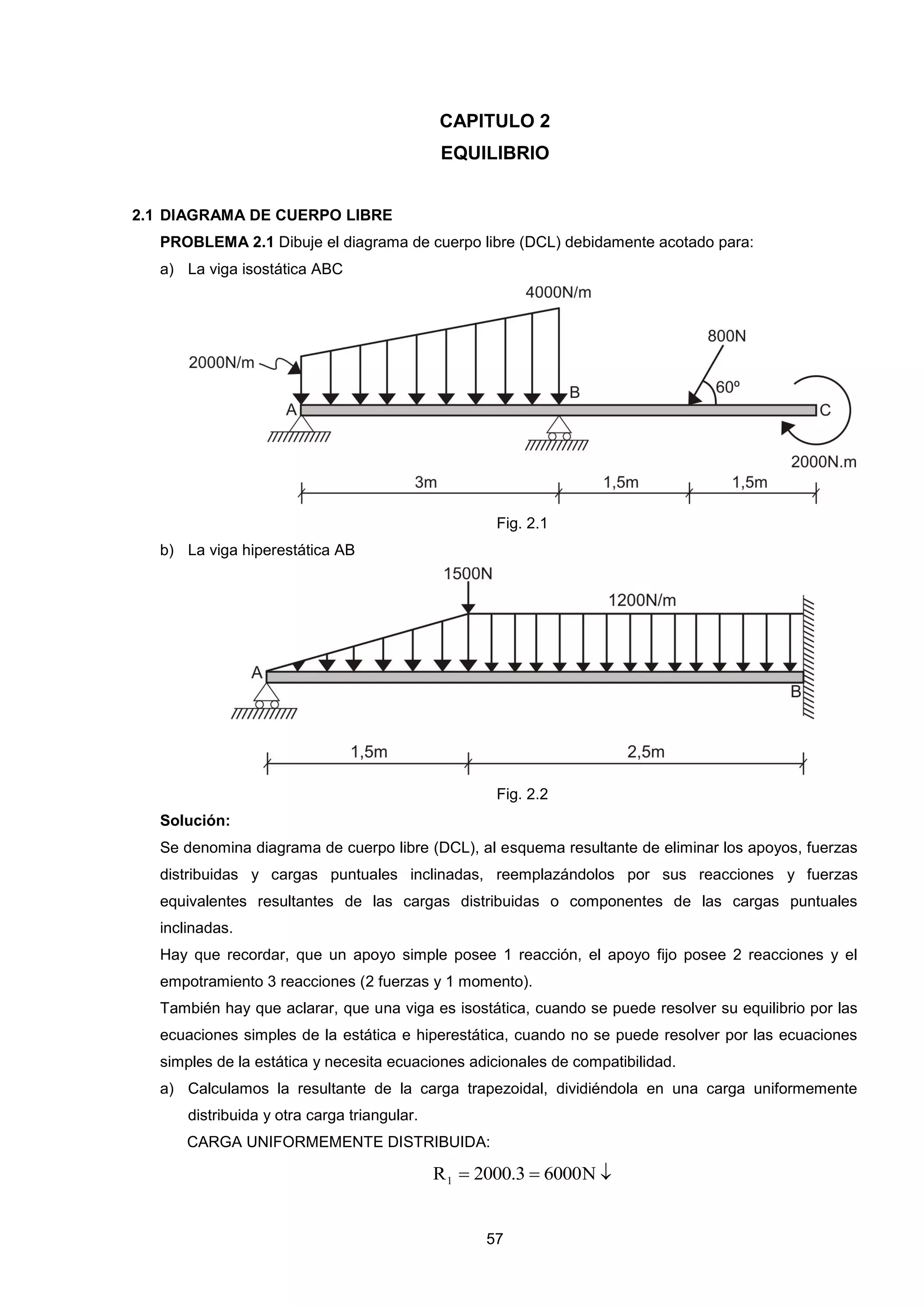 ejercicios resueltos de estatica | PDF