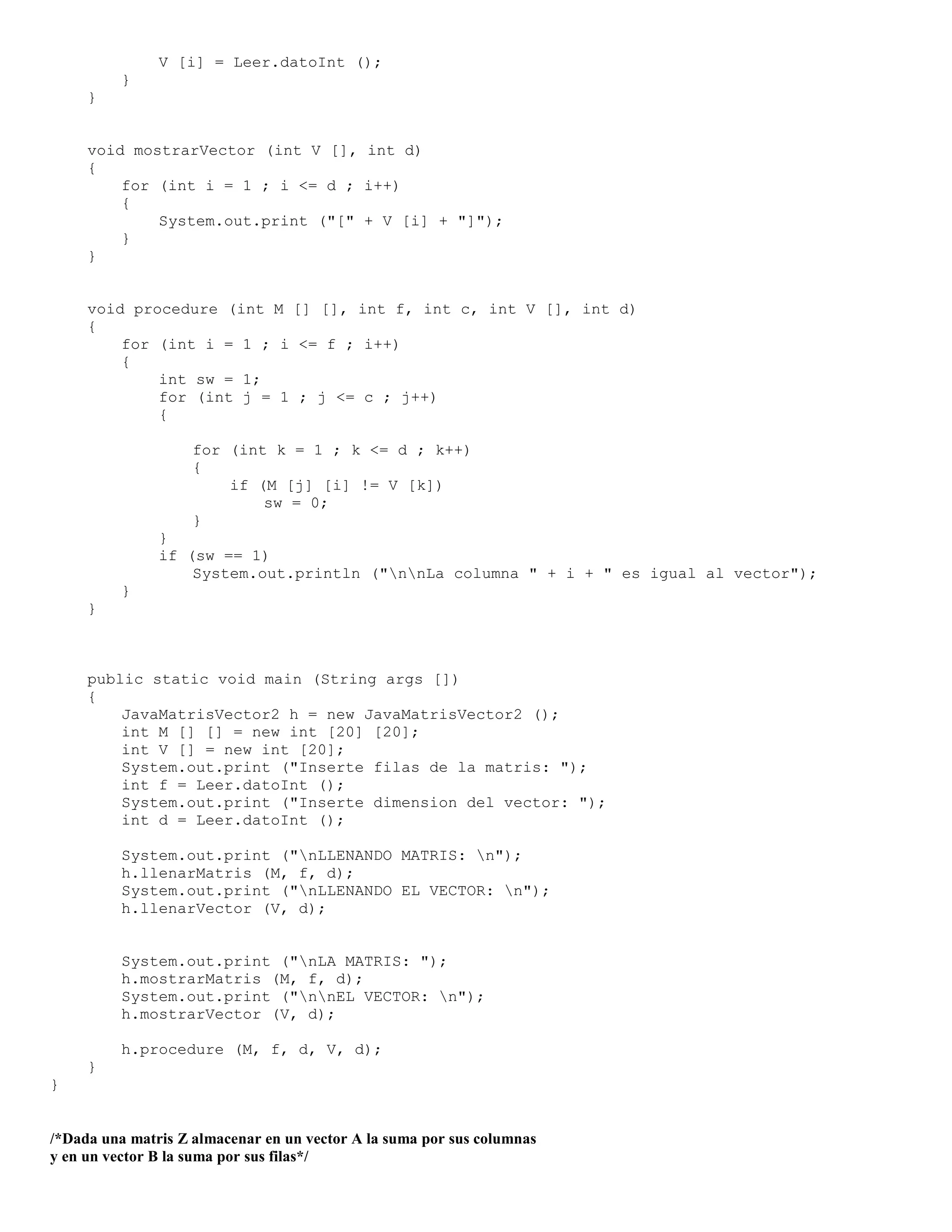 Ejercicios resueltos de java | DOCX