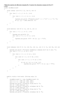 Ejercicios resueltos de java | DOCX